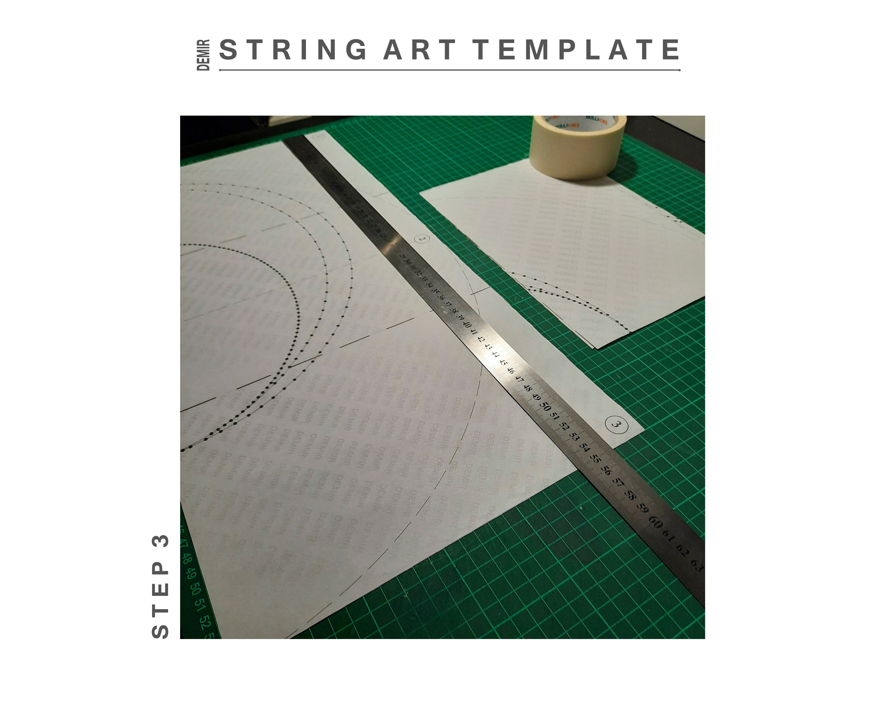String Art Template | Pattern | Outline | Stencils | Scheme | Sacred ...