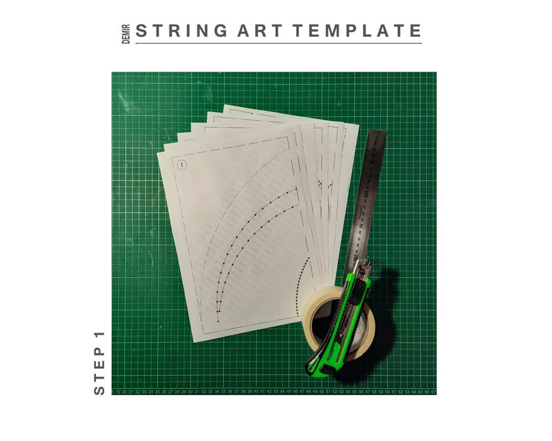 String Art Template | Pattern | Outline | Stencils | Scheme | Sacred ...