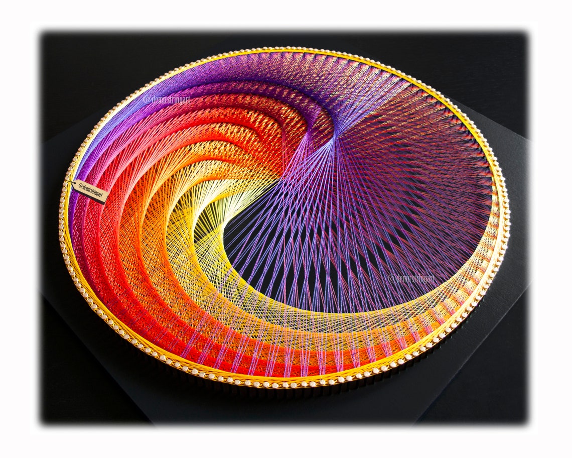 Personalized Gift String Art Mandala Sacred Geometry - Etsy