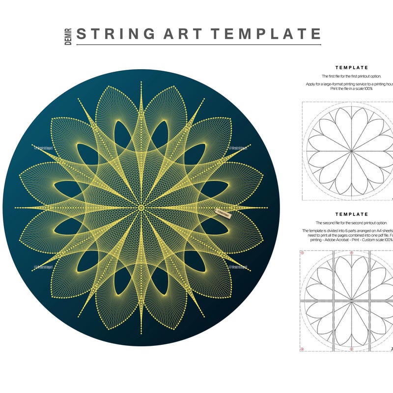 String Art Patterns - Etsy