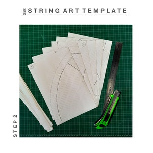 String Art Template | Pattern | Outline | Stencils | Scheme | Sacred ...