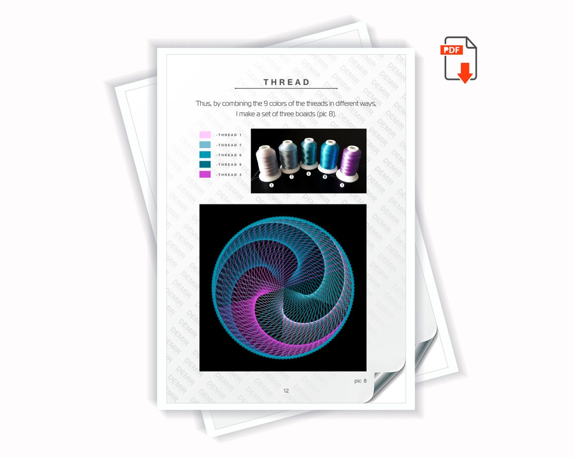 String Art | Tutorial | Textbook | Lesson | Template | Pattern | Sacred ...