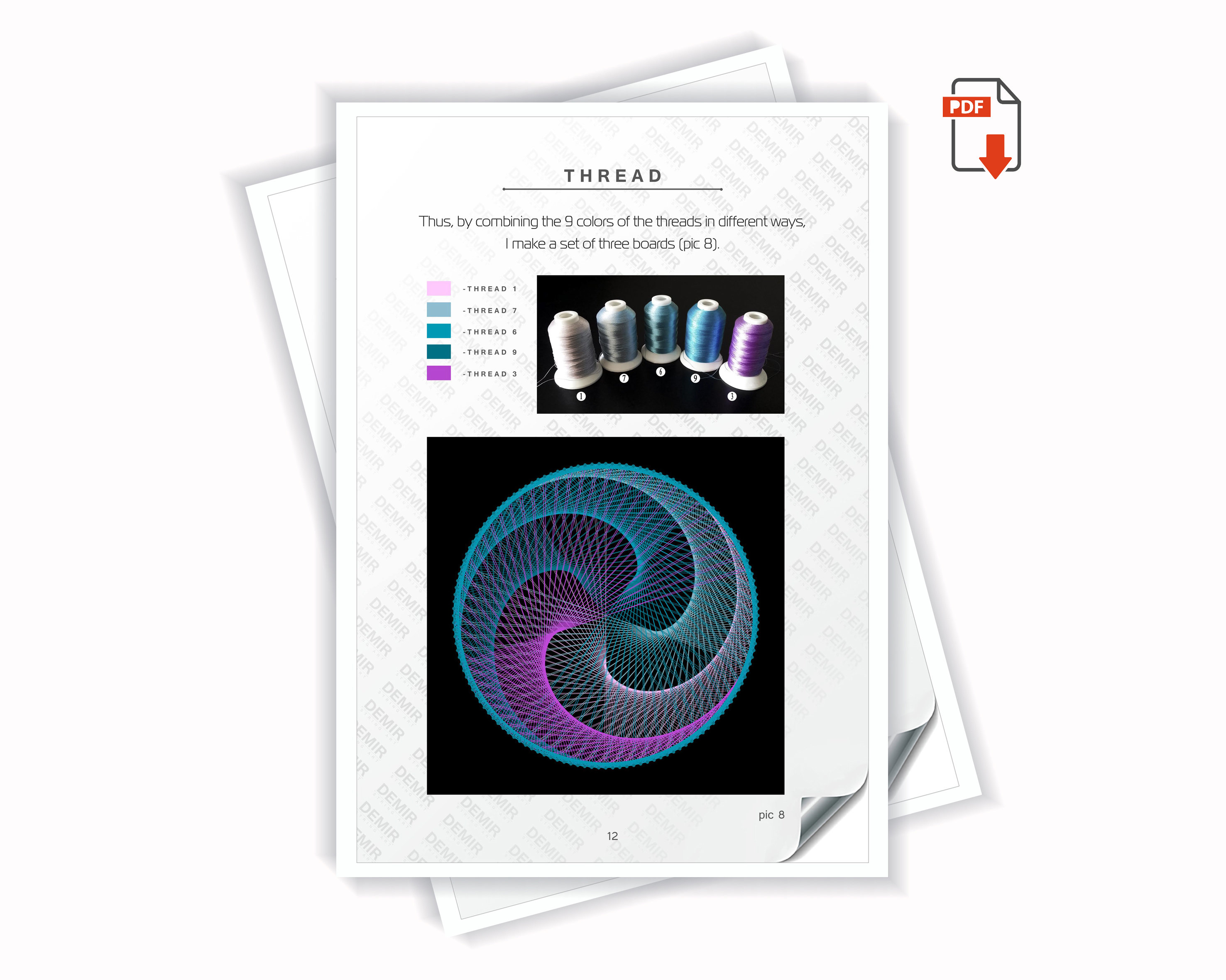 String Art | Tutorial | Textbook | Lesson | Template | Pattern | Sacred ...