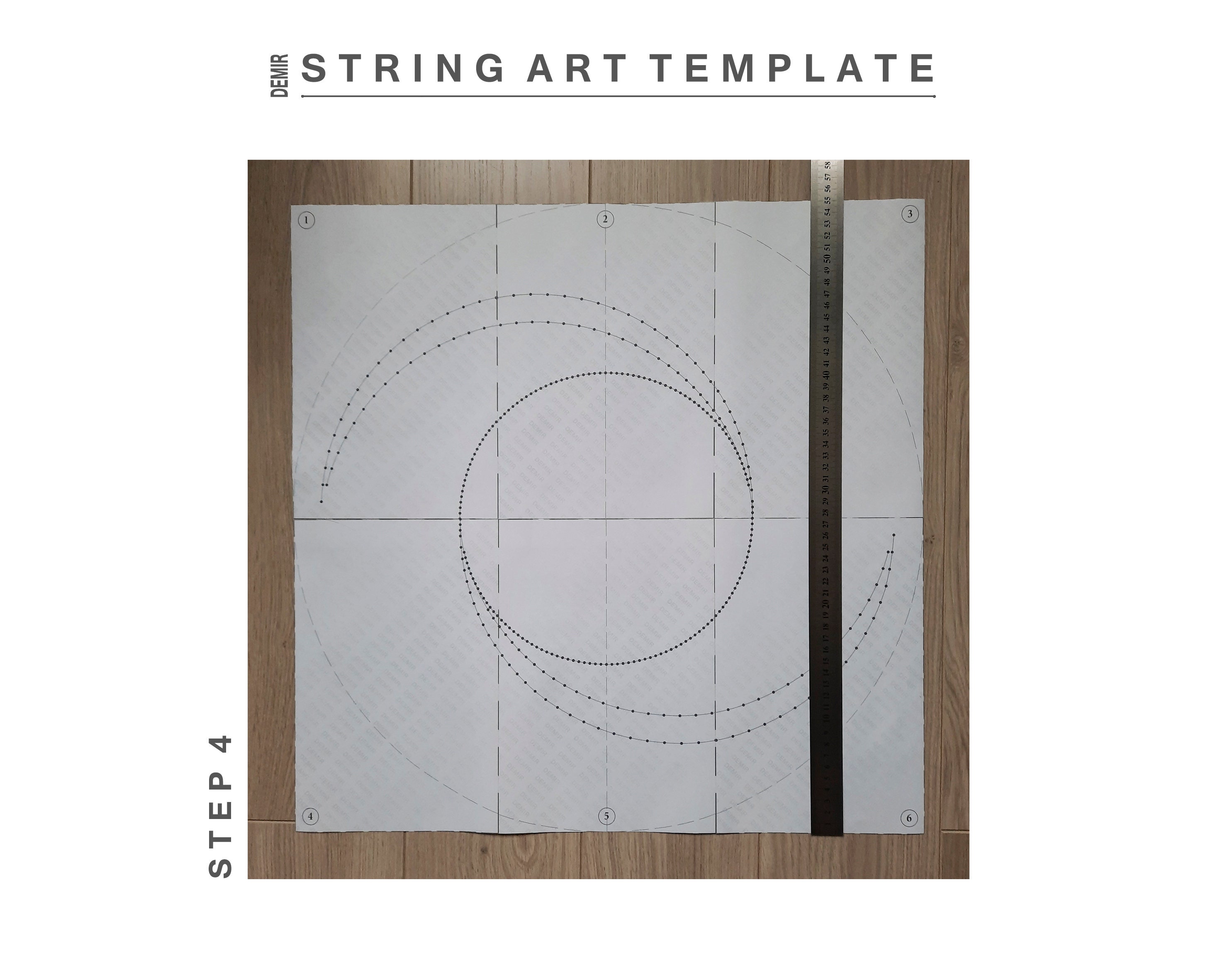 String Art Template | Pattern | Outline | Stencils | Scheme | Sacred ...
