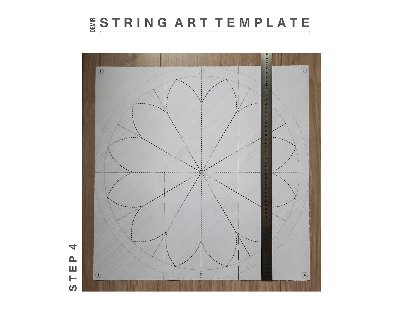 String Art Template Pattern Outline Stencil Scheme - Etsy