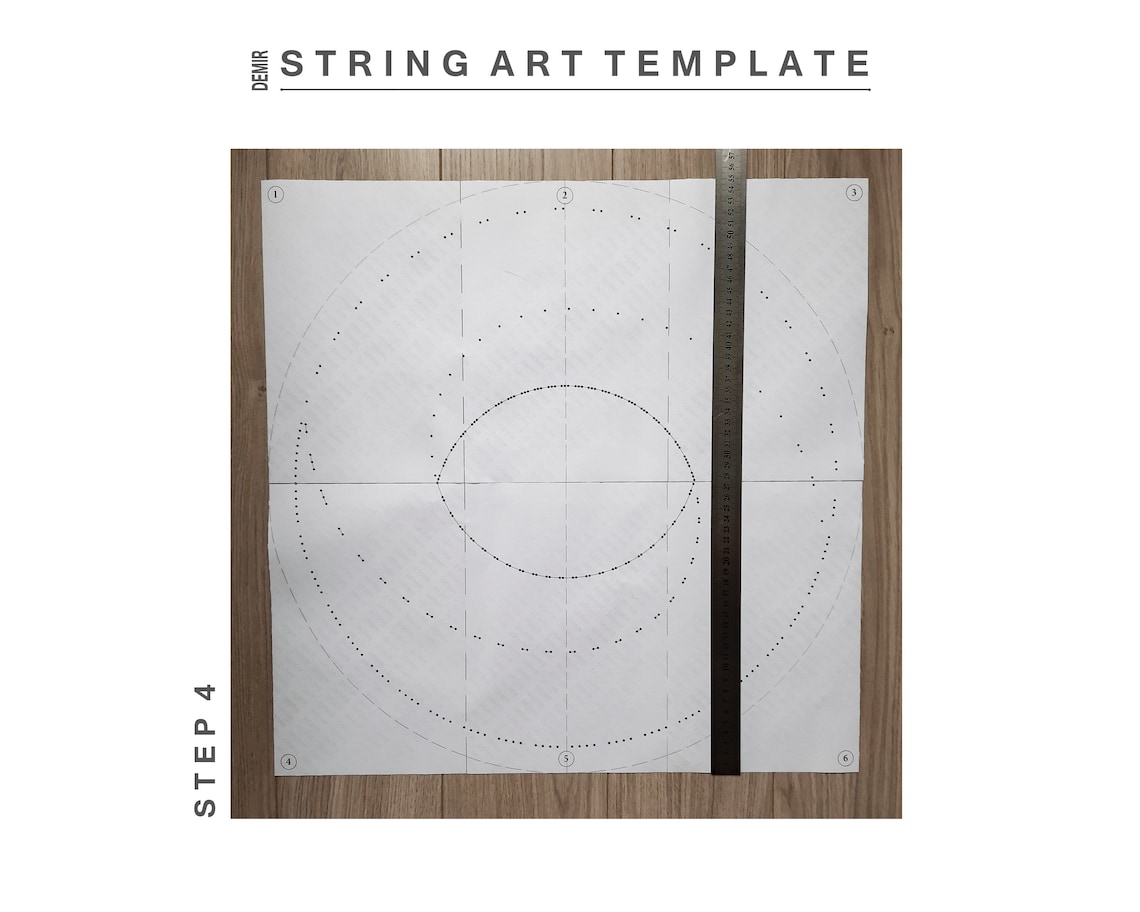 String Art Template Pattern Outline Stencils Scheme - Etsy