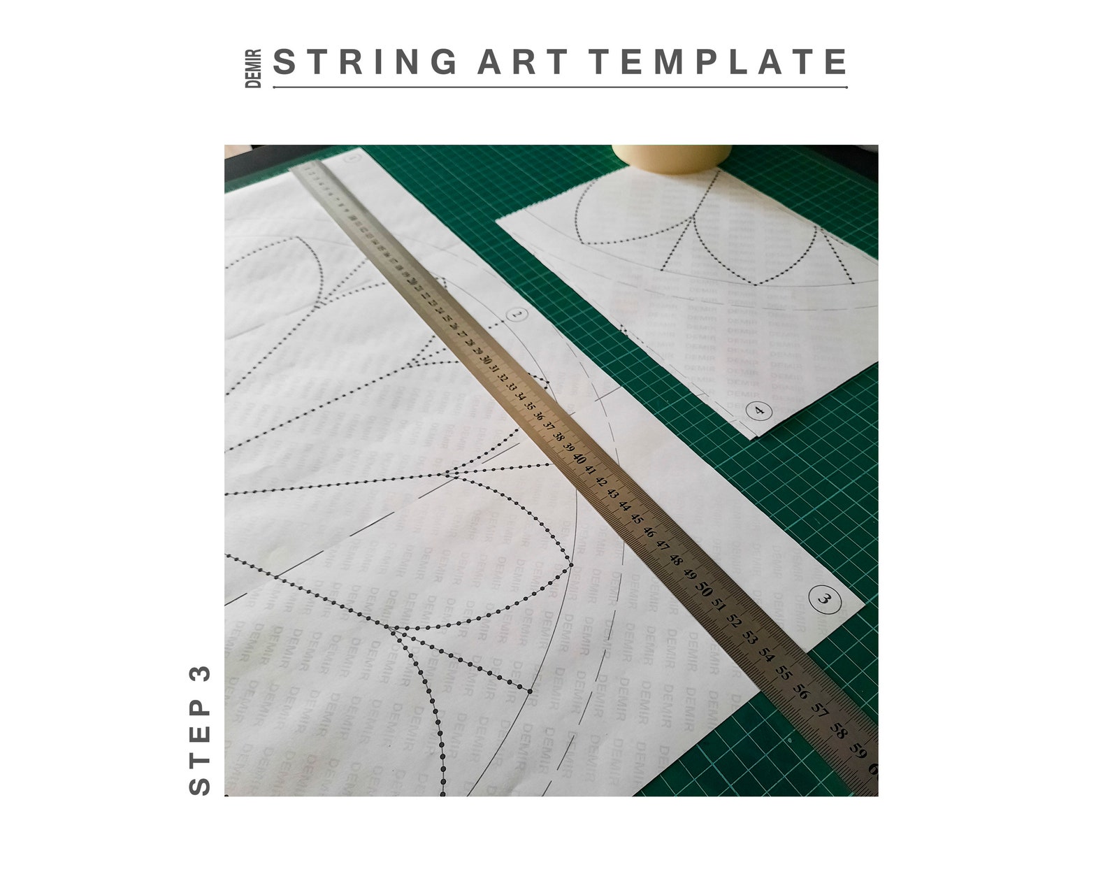 String Art Template Pattern Outline Stencil Scheme - Etsy