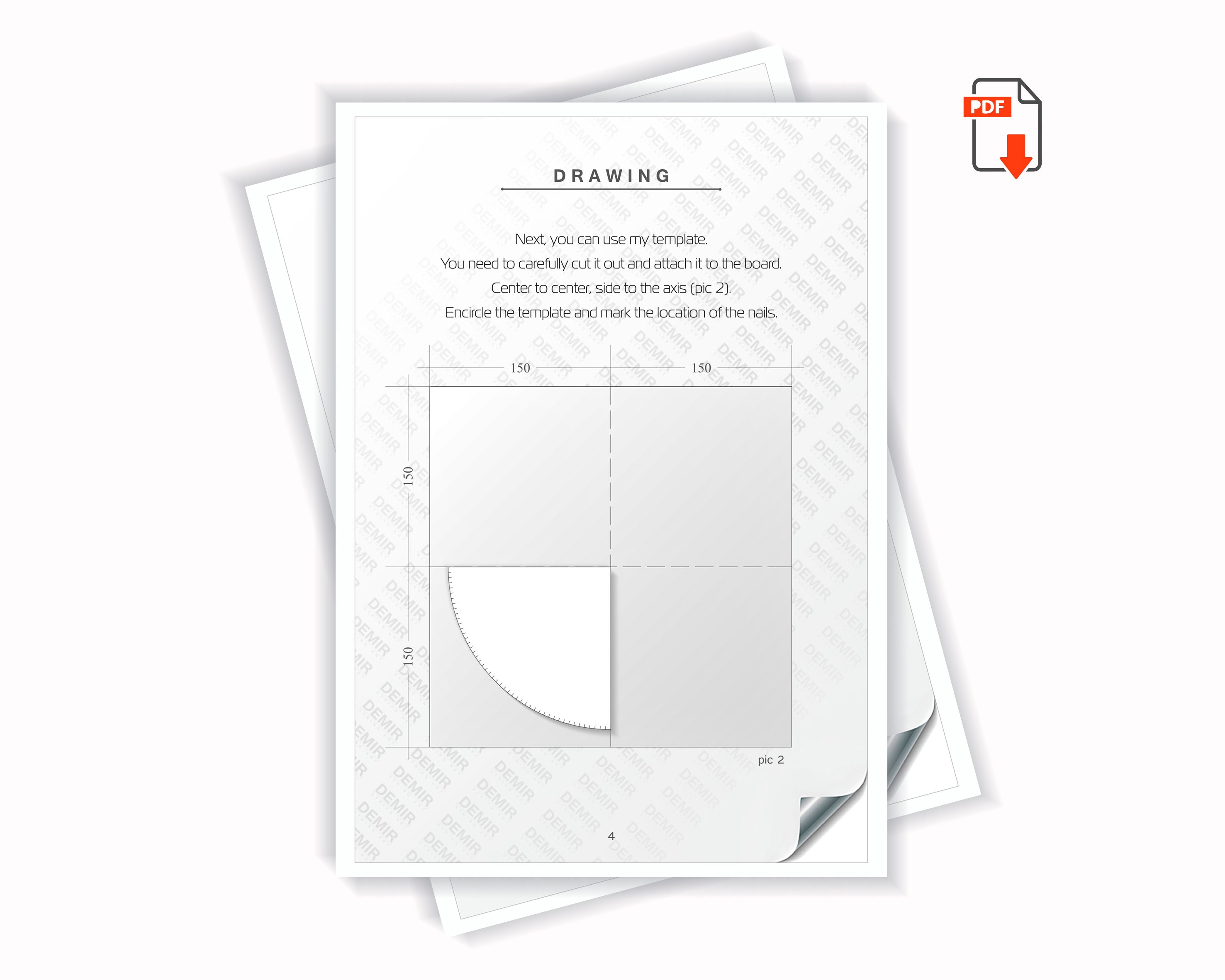 String Art Tutorial Text Book Lesson Template - Etsy