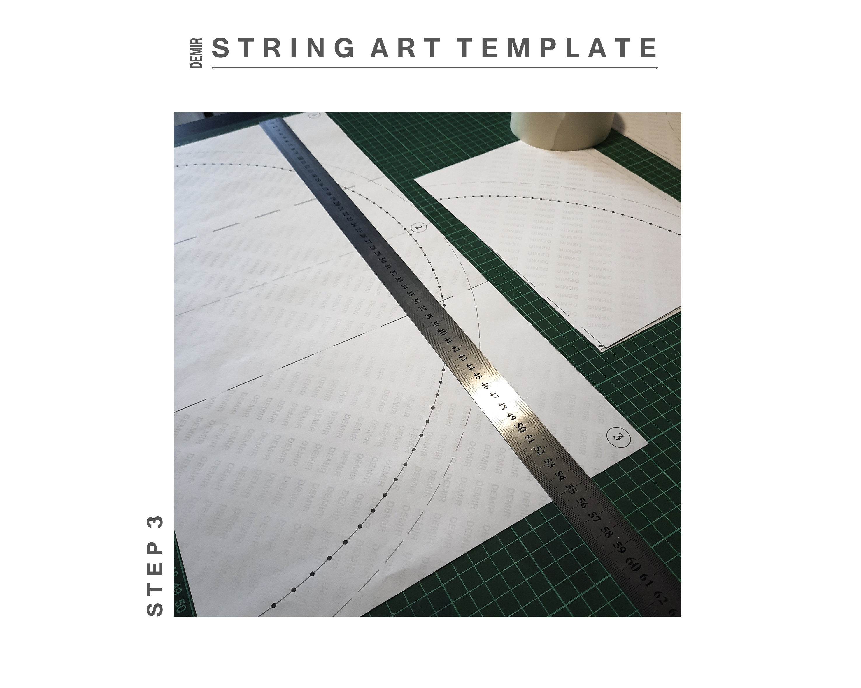 Fibonacci Spiral | String Art Template | Pattern | Outline | Stencils ...