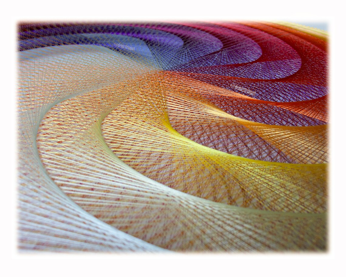 String Art Mandala Sacred Geometry Meditation Home, Office, Cafe, Bar ...