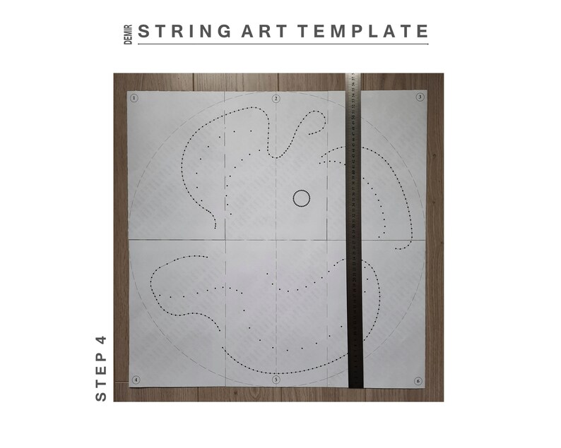 String Art Template | Pattern | Outline | Stencils | Scheme | Sacred ...