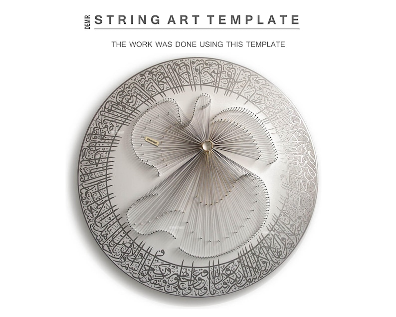 String Art Template | Pattern | Outline | Stencils | Scheme | Sacred ...