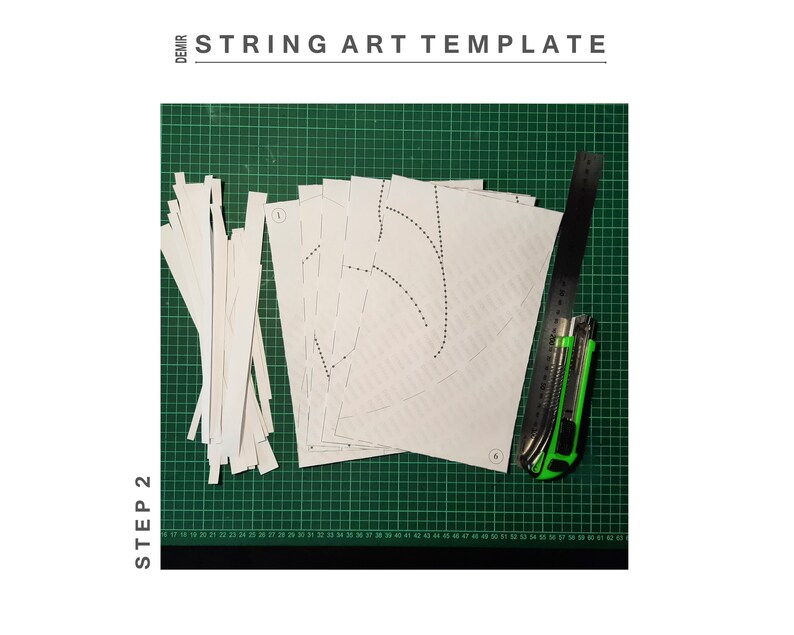 String Art Template Pattern Outline Stencils Scheme - Etsy