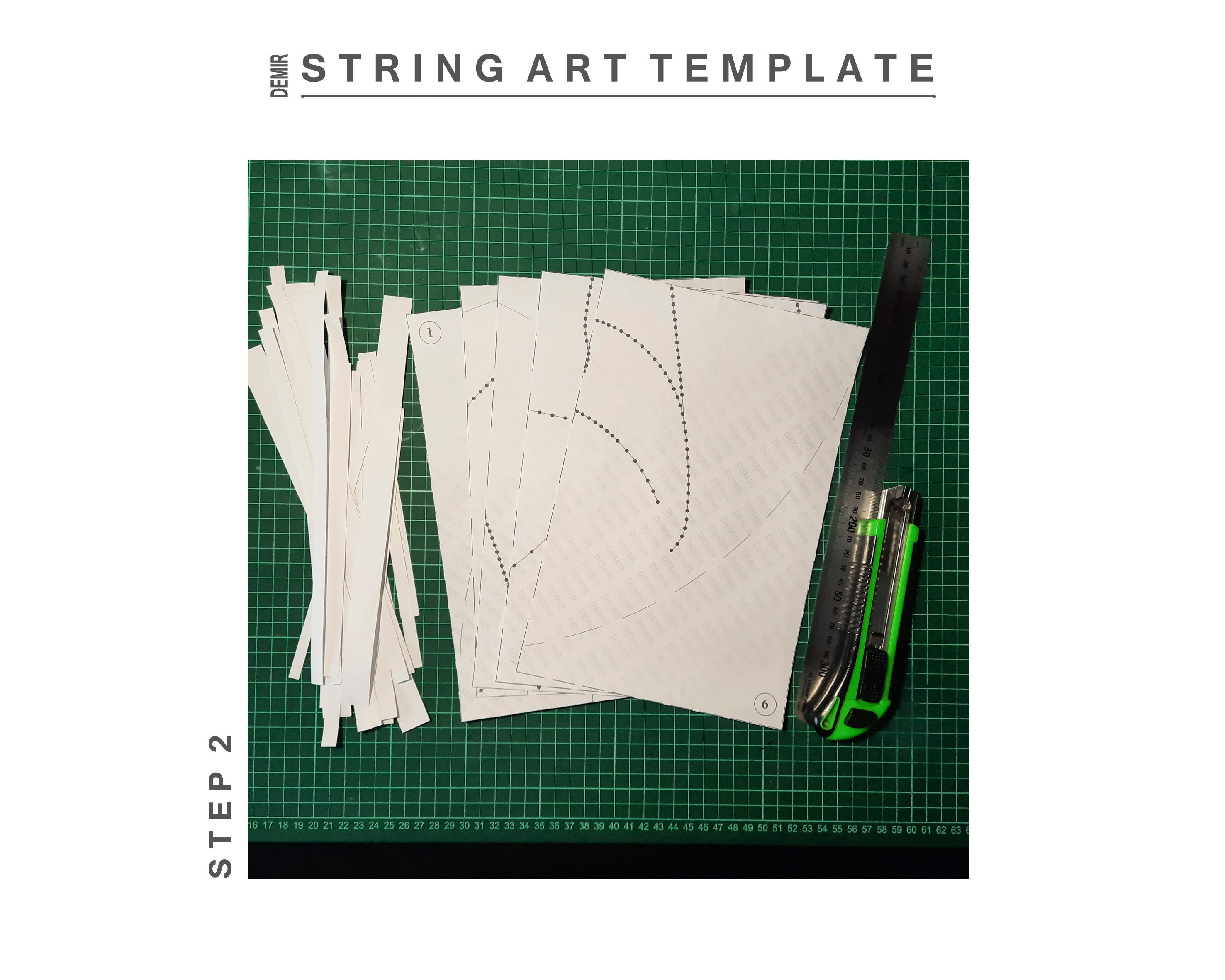 String Art Template Pattern Outline Stencils Scheme - Etsy