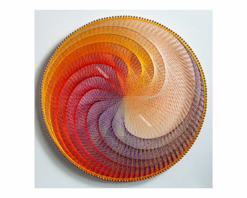 String Art Tutorial Textbook Lesson Template Pattern - Etsy