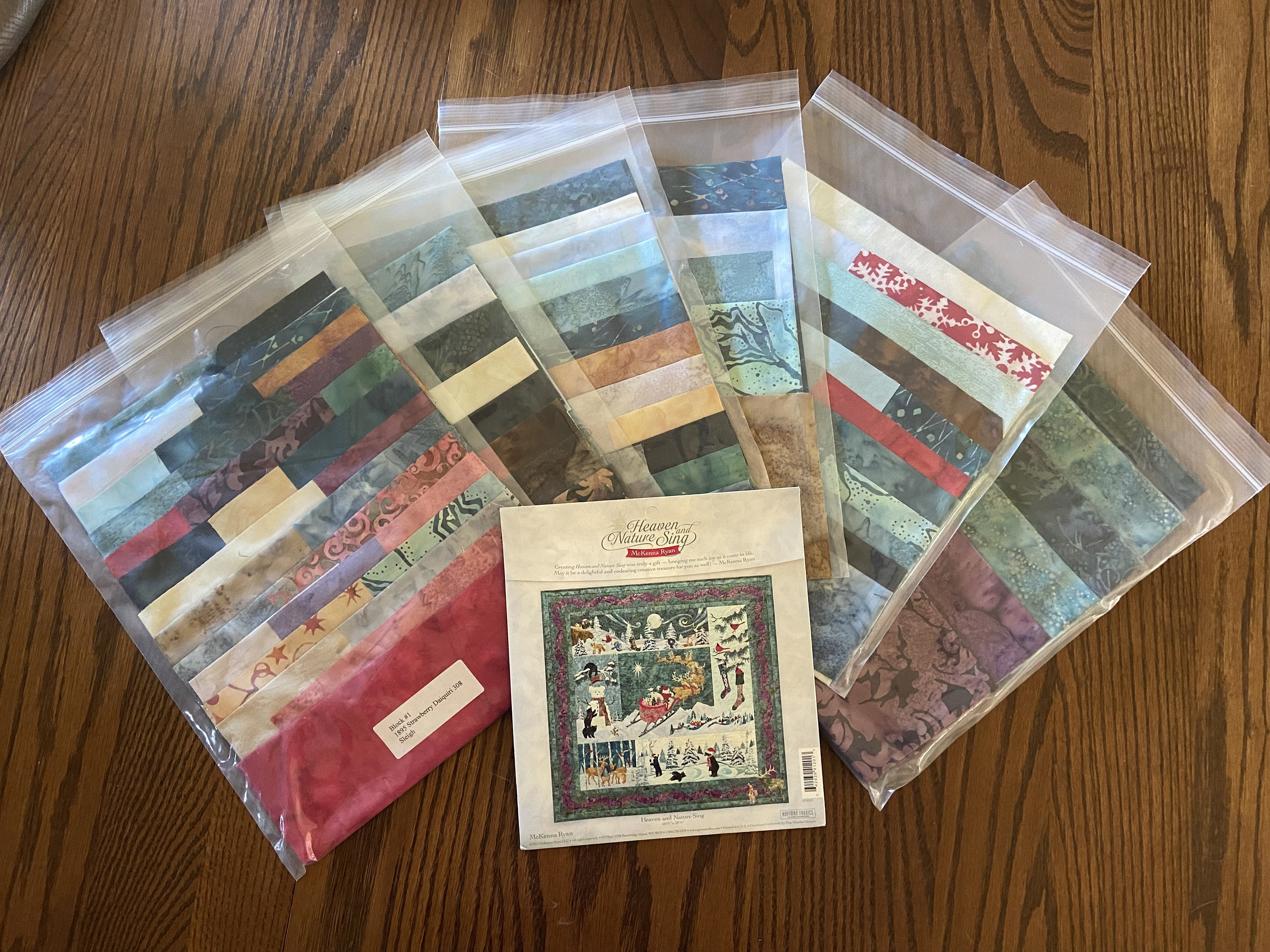 Heaven and Nature Sings Quilt Kit Complete With Fabric, Borders, and ...