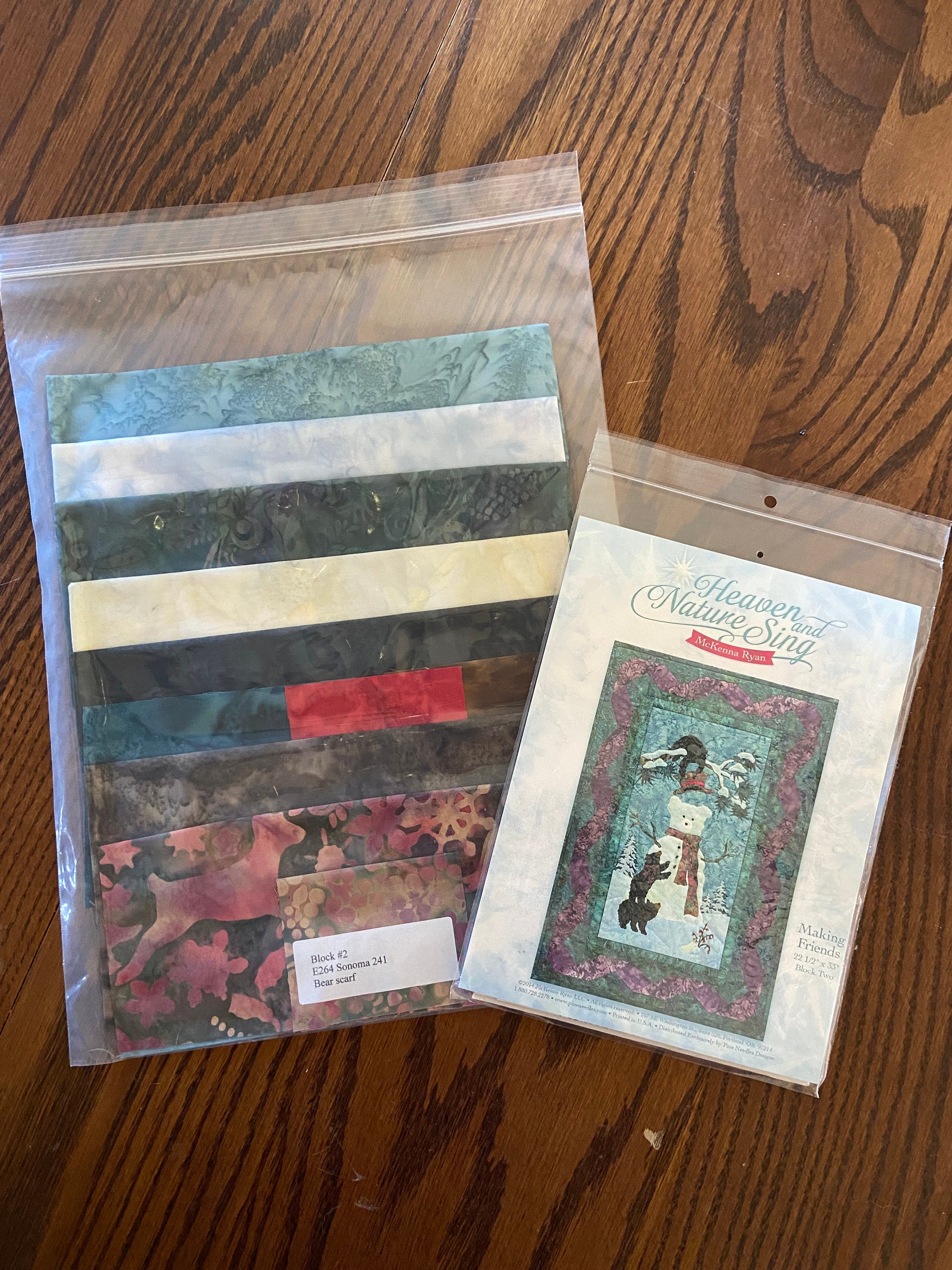 Heaven and Nature Sings Quilt Kit Complete With Fabric, Borders, and ...