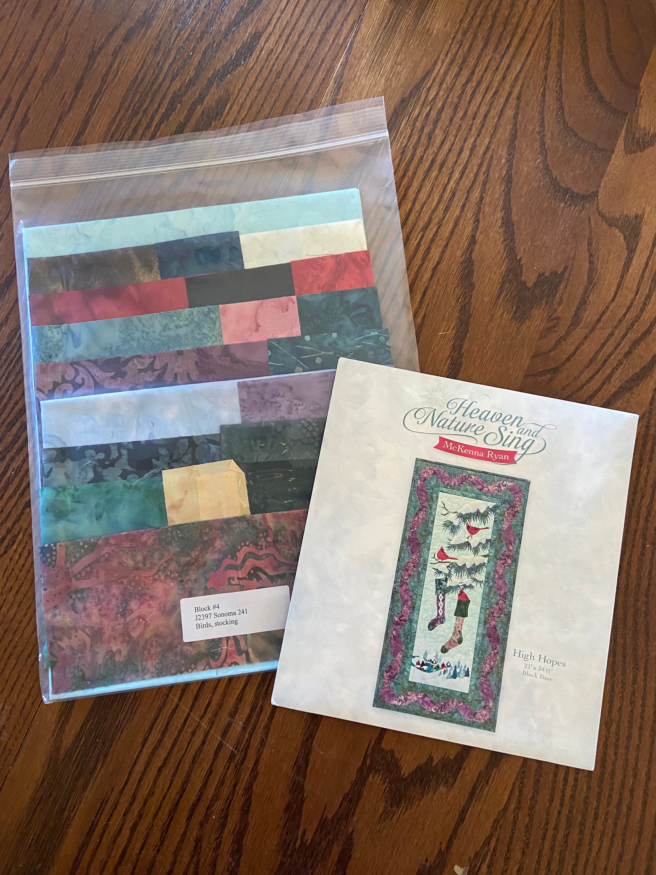 Heaven and Nature Sings Quilt Kit Complete With Fabric, Borders, and ...