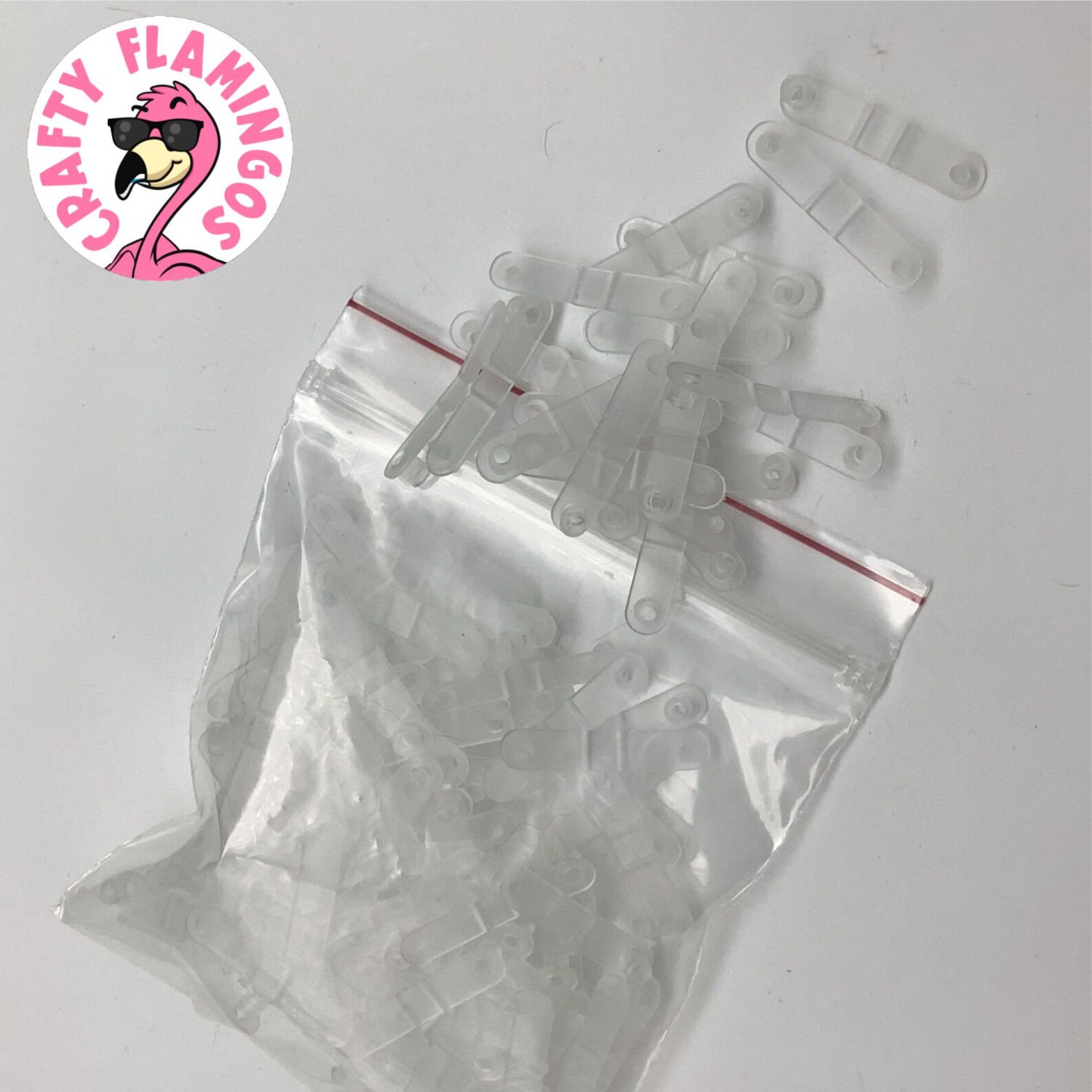 Keyring Plastic Connector Tabs Keychains and Lanyards Bulk Bag - Etsy