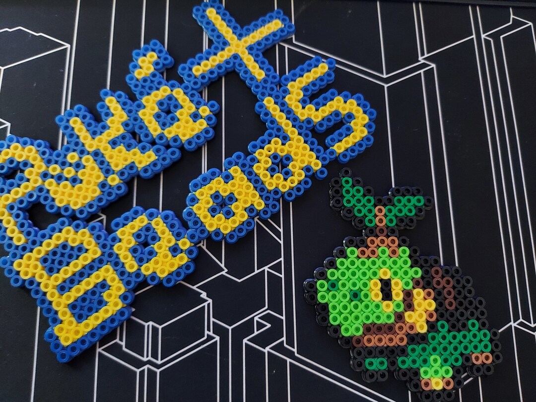 Pokemon Turtwig Bead Art/keychain/magnet. shop Logo Not Included - Etsy