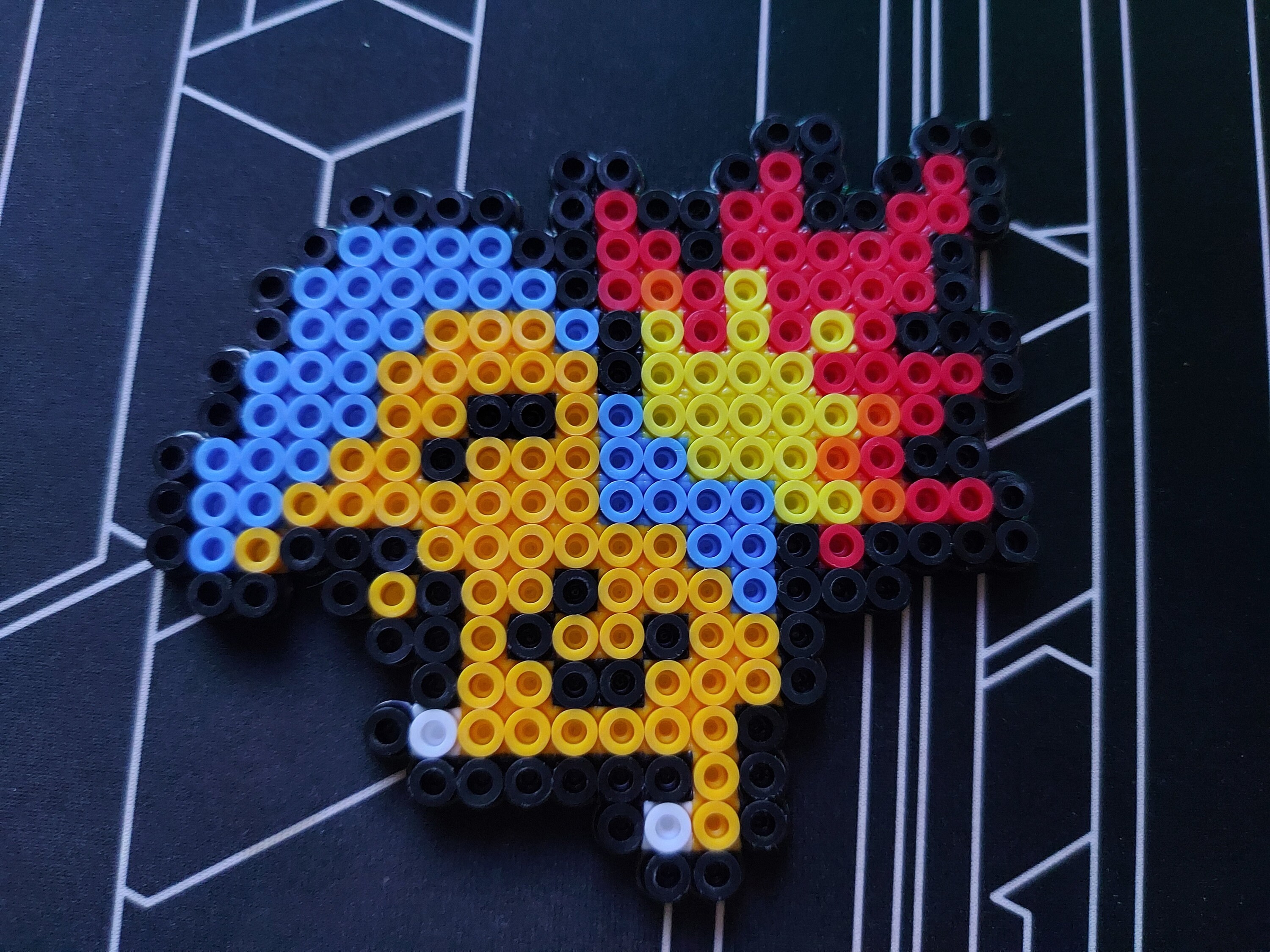 Pokemon Cyndaquil Bead Art/keychain/magnet. shop Logo Not Included - Etsy