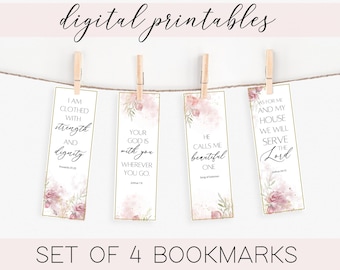 Printable Resurrection Bookmarks, Set of 4 Easter Bookmarks, Prayer ...