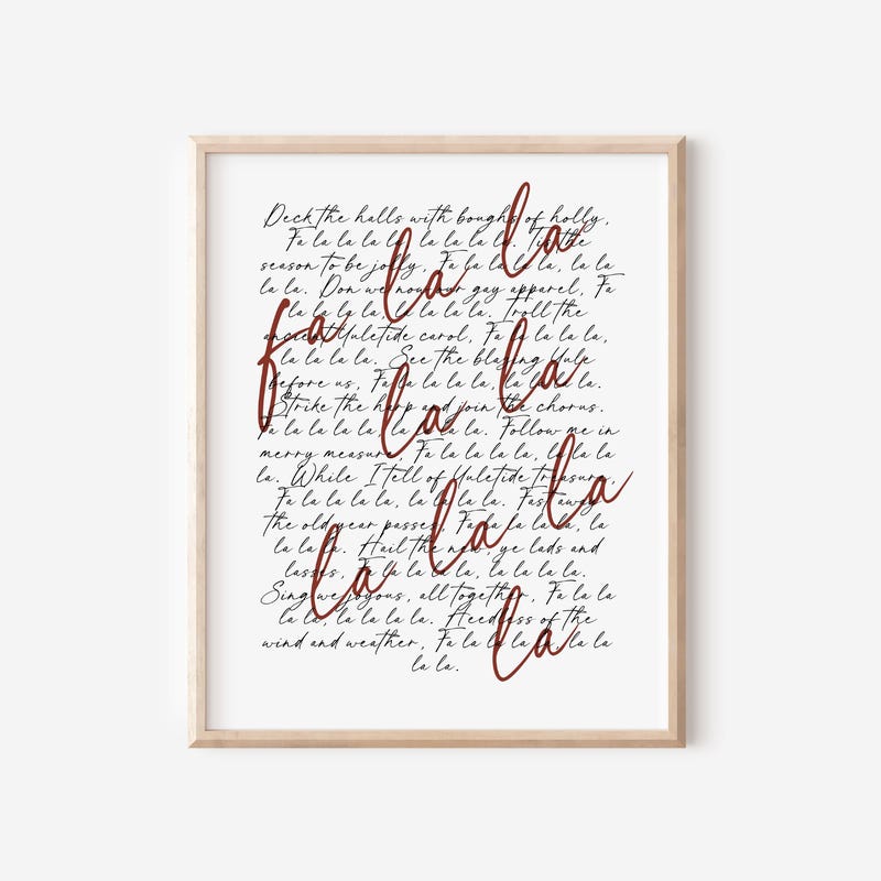 Falalalala - Etsy