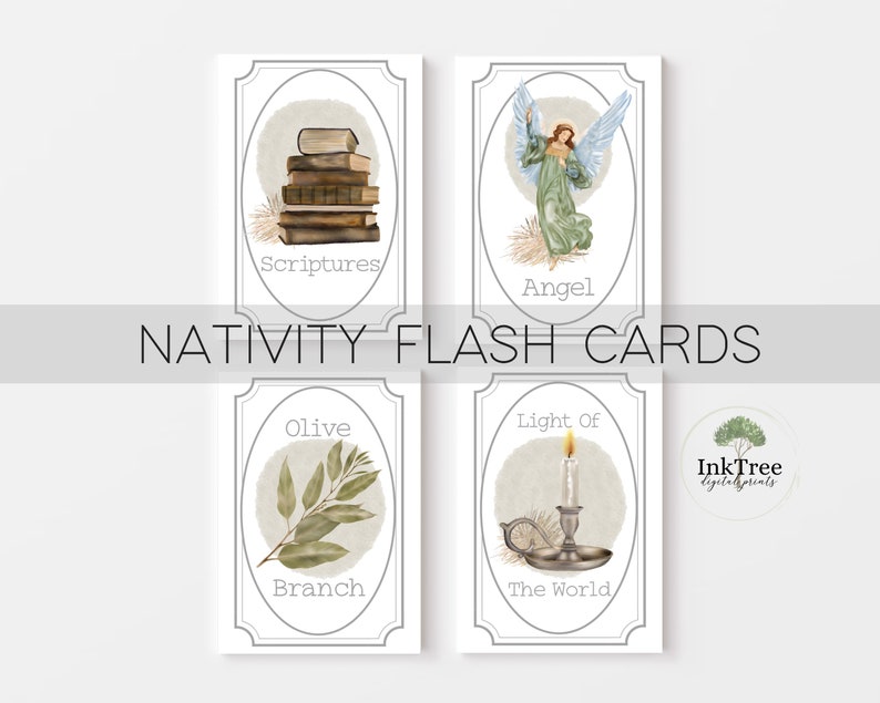 Nativity Flash Card Set Pintable's, Christmas Flash Card Pintable's ...