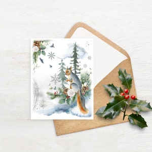 Winter Notecards, Wildlife Notecards, Christmas Notecards, Blank ...