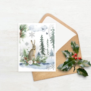 Winter Notecards, Wildlife Notecards, Christmas Notecards, Blank ...
