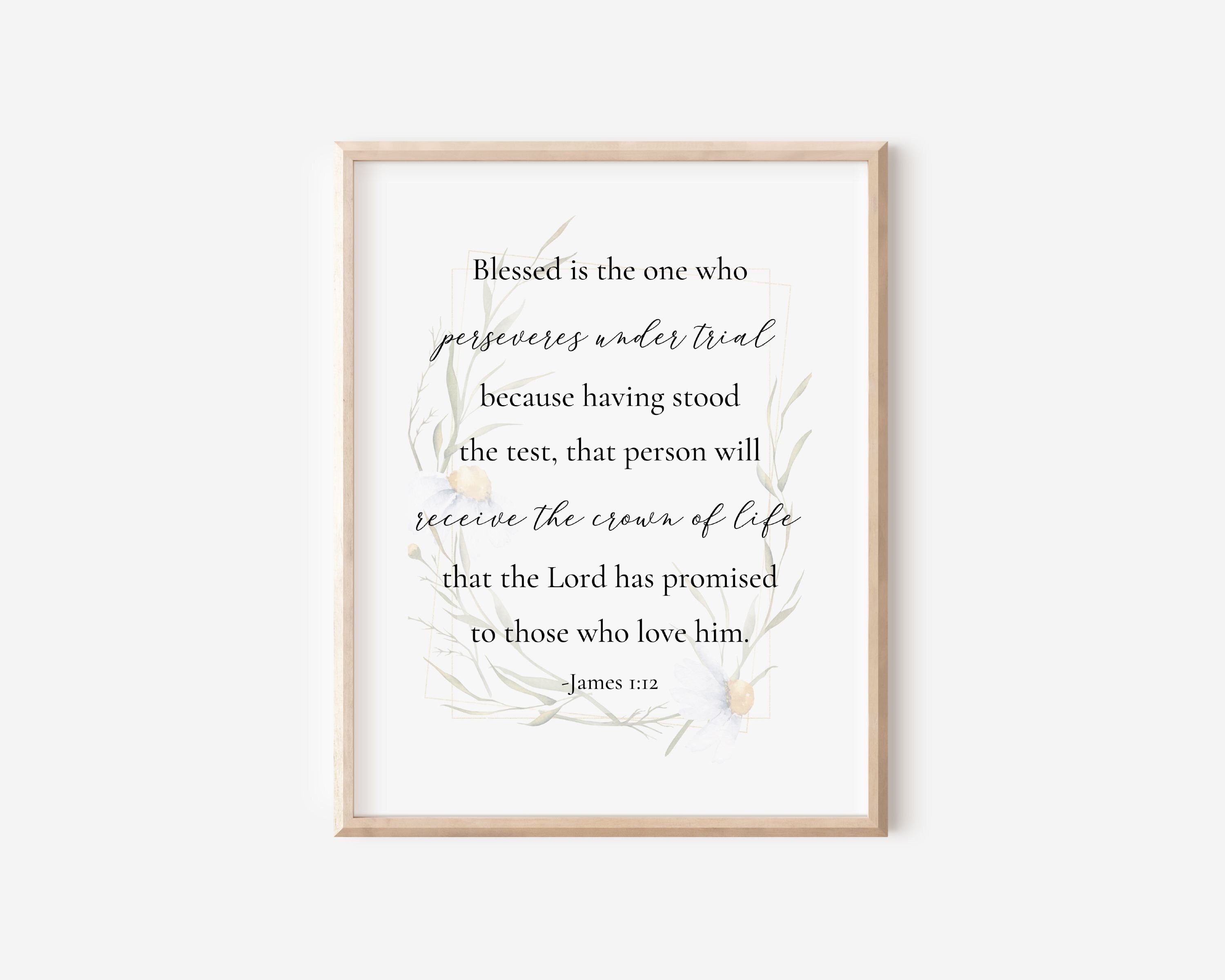 Scripture Digital Prints Download Bible Verse Prints James - Etsy