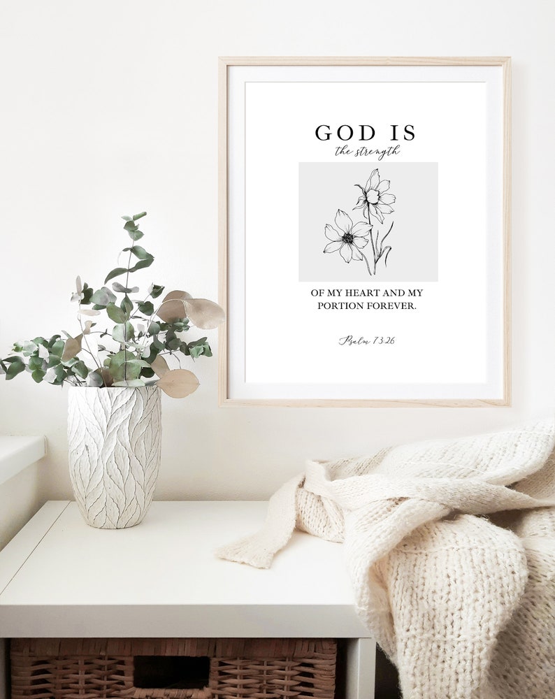 Psalms Printable Set, Psalms Bundle Prints, Scripture Printable ...