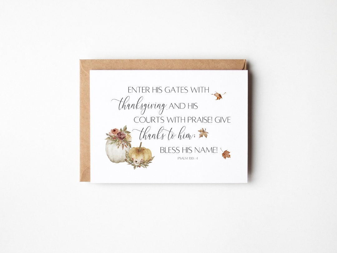Fall Notecards, Scripture Notecards, Give Thanks Notecards, Autumn ...
