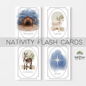 Nativity Flash Card Set Pintable's, Christmas Flash Card Pintable's ...