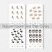 Nature Count and Clip Card 1-20 Printable's, Clothespin Number Cards ...