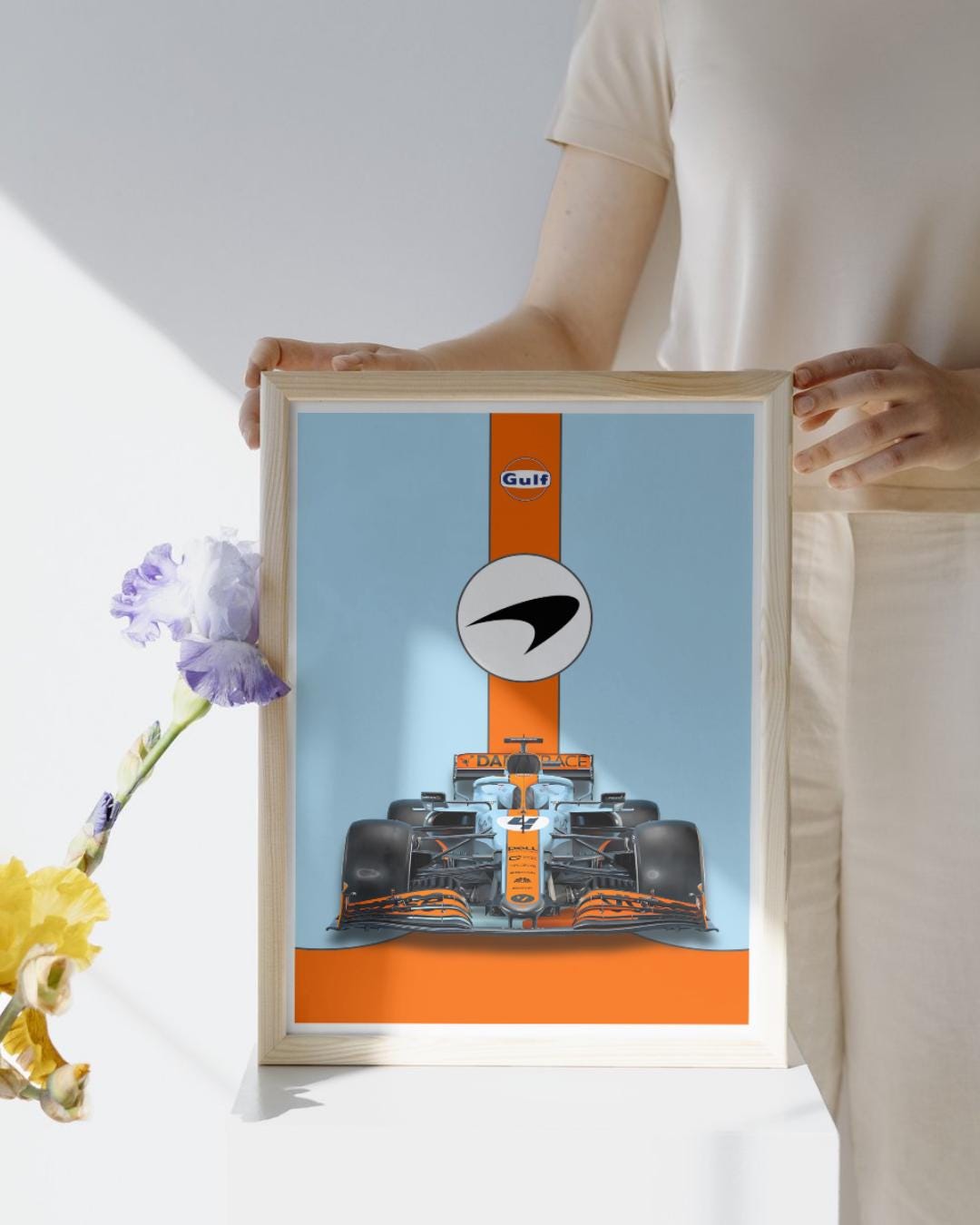 Mclaren F1 'gulf Livery' Poster Print 2021 Season / Print / Formula 1 ...