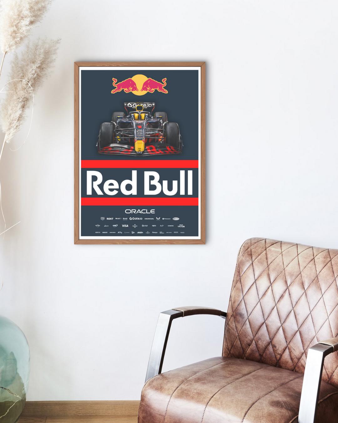 Red Bull F1 Team Poster Print 2025 Season / Print / Formula 1 ...