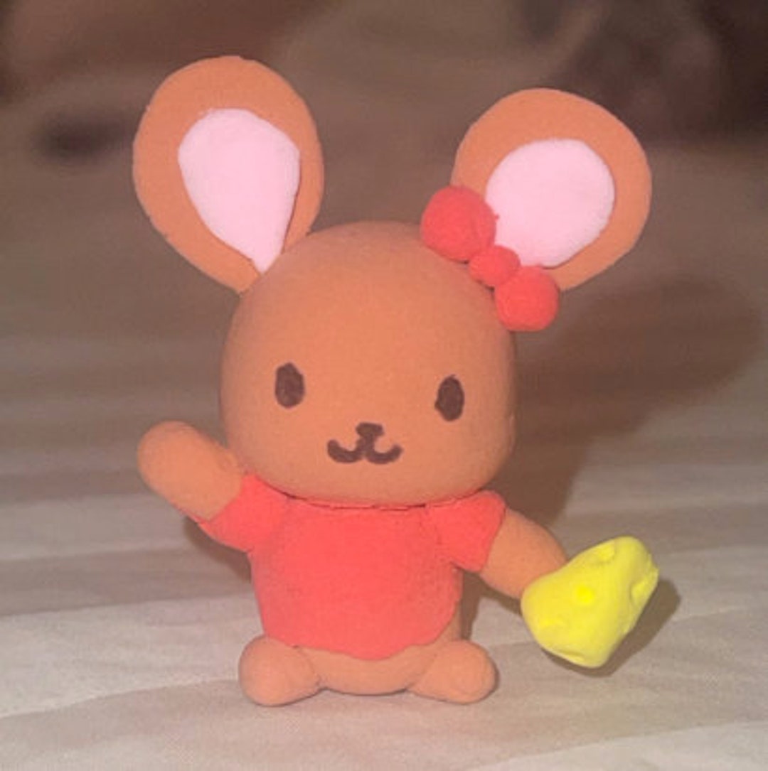 Mini Air-dry Clay Mouse Figurine - Etsy