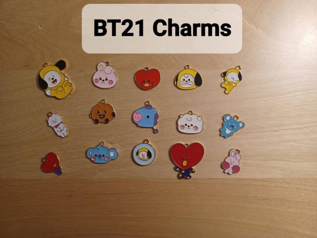 BTS BT21 Charms - Etsy