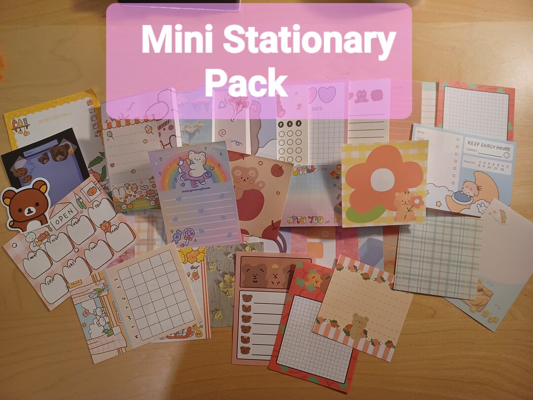 Mini Stationary Pack - Etsy