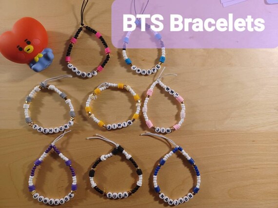 BTS Bracelets - Etsy