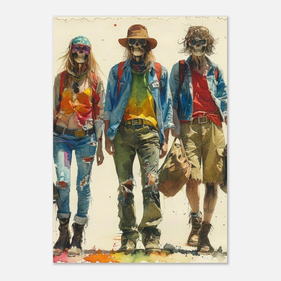 Zombie Poser Poster - Etsy