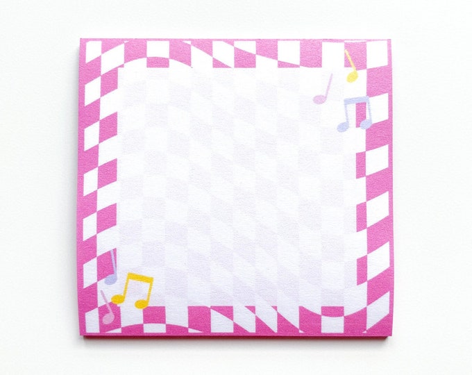 Pink Musical Sticky Notes - Etsy
