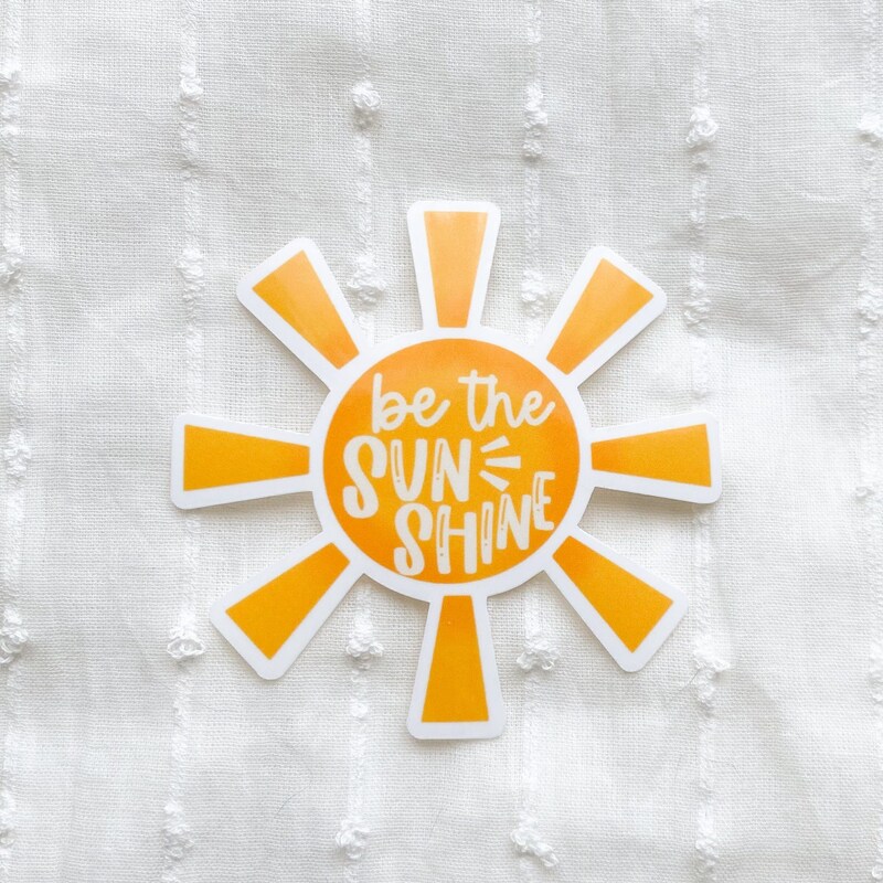 Sunshine Sticker - Etsy