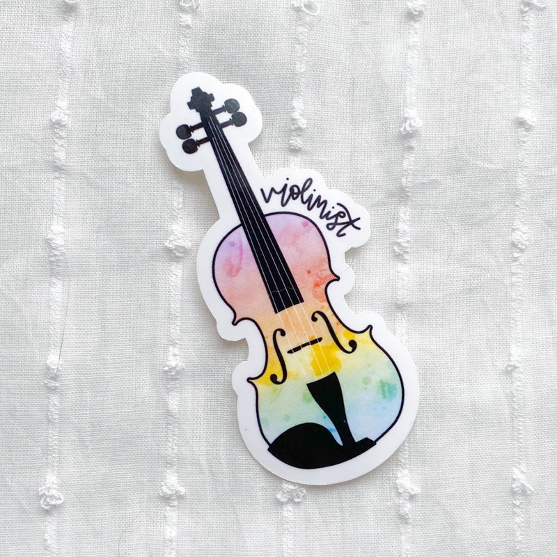 Violin Decal Sticker - Etsy