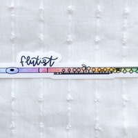 Flute Player Sticker | Always an Octave Above Everyone Else - Etsy
