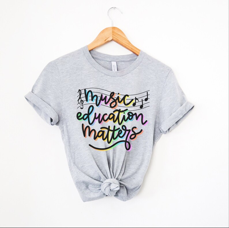 Music Education Matters T-shirt Music Teacher Tee Choir - Etsy