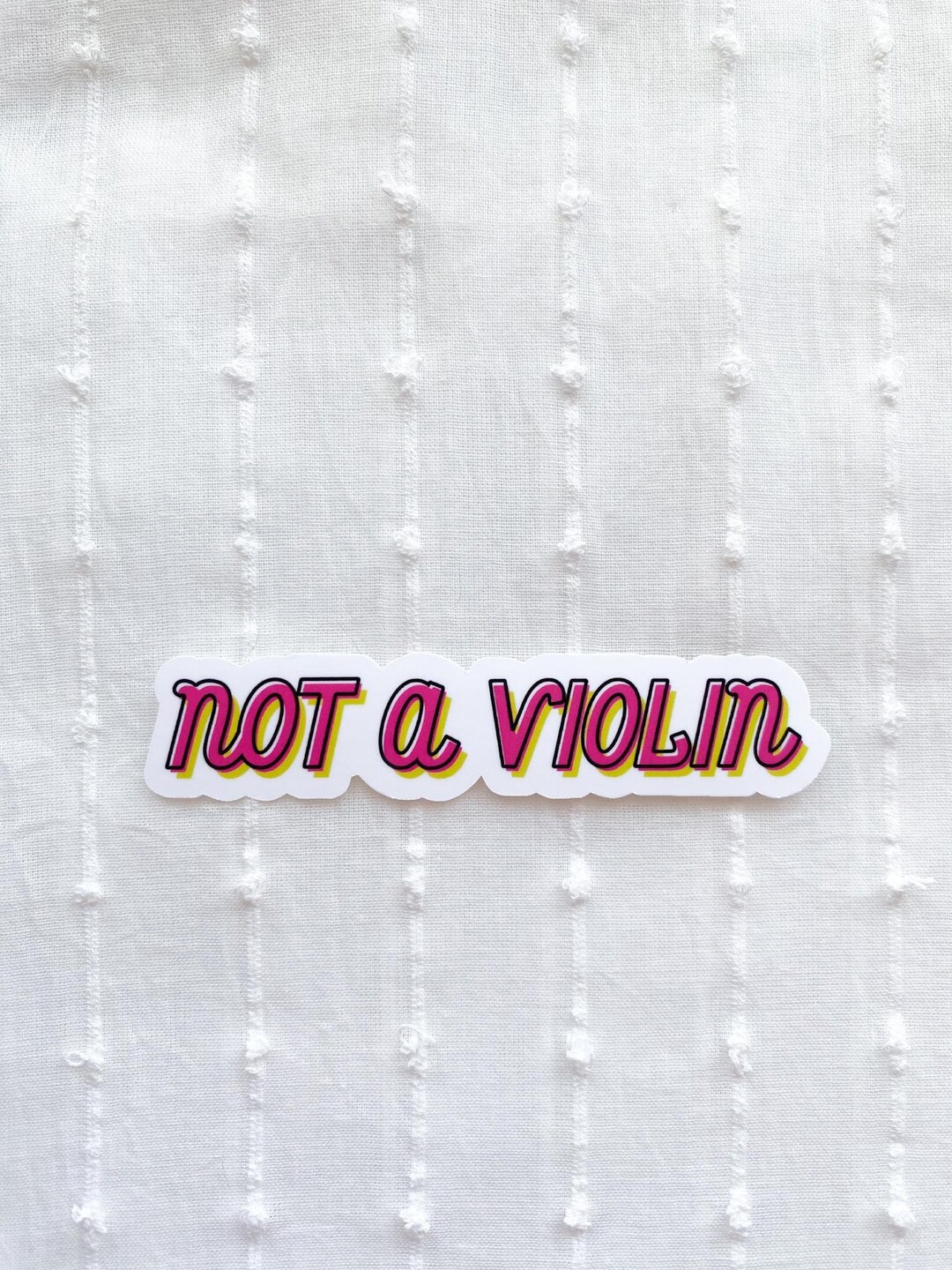 Not a Violin Sticker, Viola Sticker, Violist Sticker, - Etsy