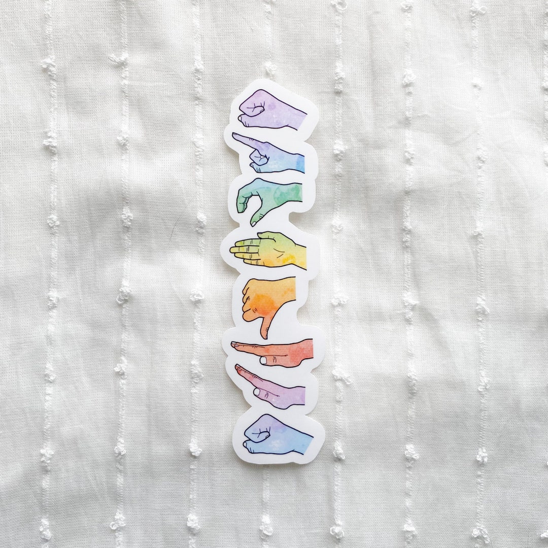 Solfege Hand Sign Sticker, Curwen Hand Sign, Music Teacher Sticker ...