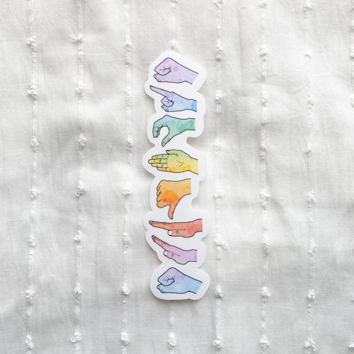 Solfege Hand Sign Sticker Curwen Hand Sign Music Teacher - Etsy